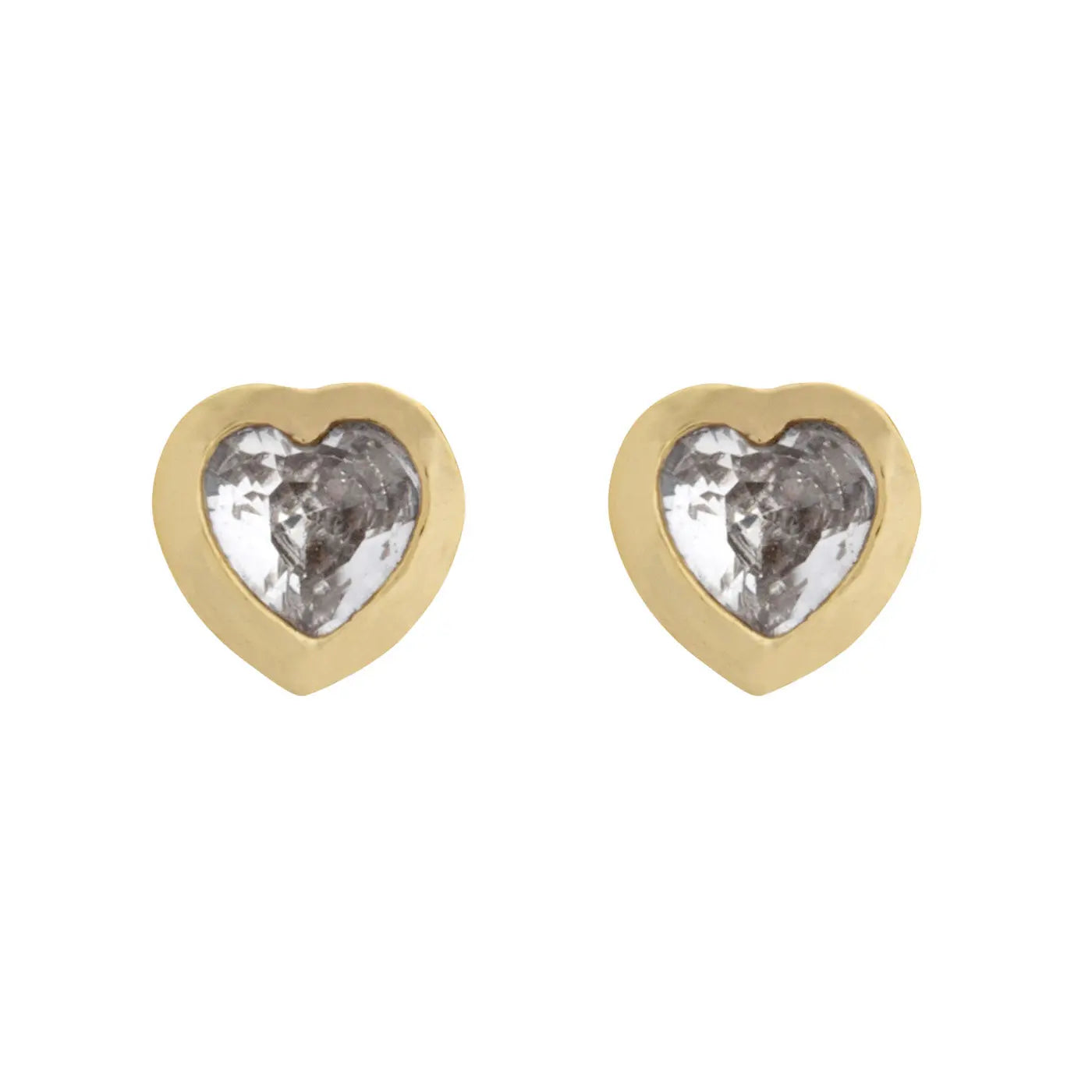 Gaya - Crystal Heart Stud Øreringe | Timi of Sweden